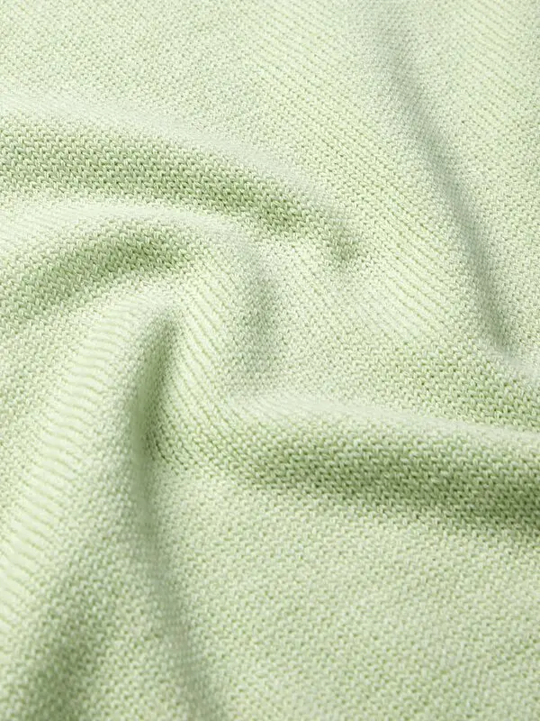 Loro Piana Cotton And Silk-blend Sweater - Green
