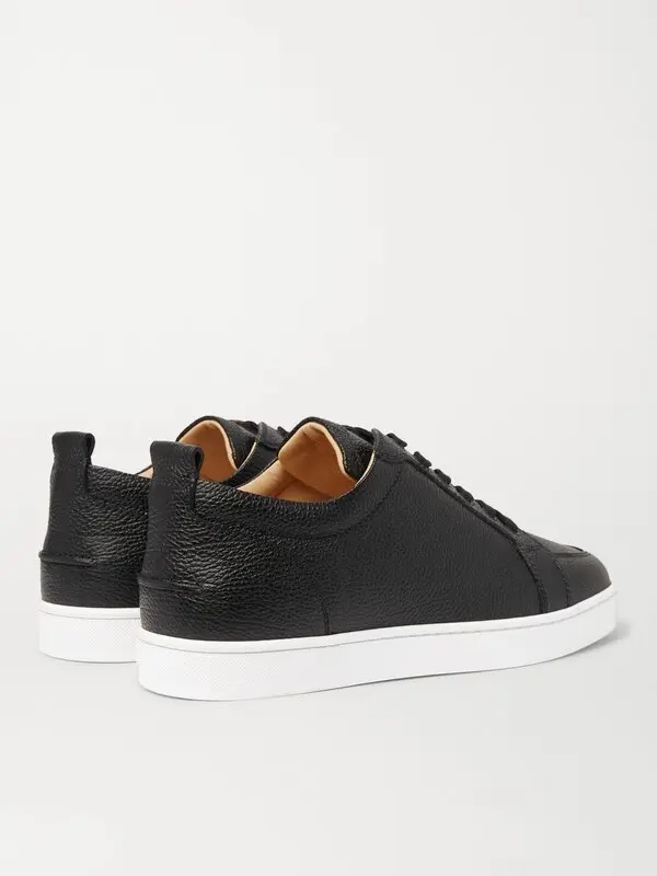 CHRISTIAN LOUBOUTIN Rantulow Full-grain Leather Sneakers - Black