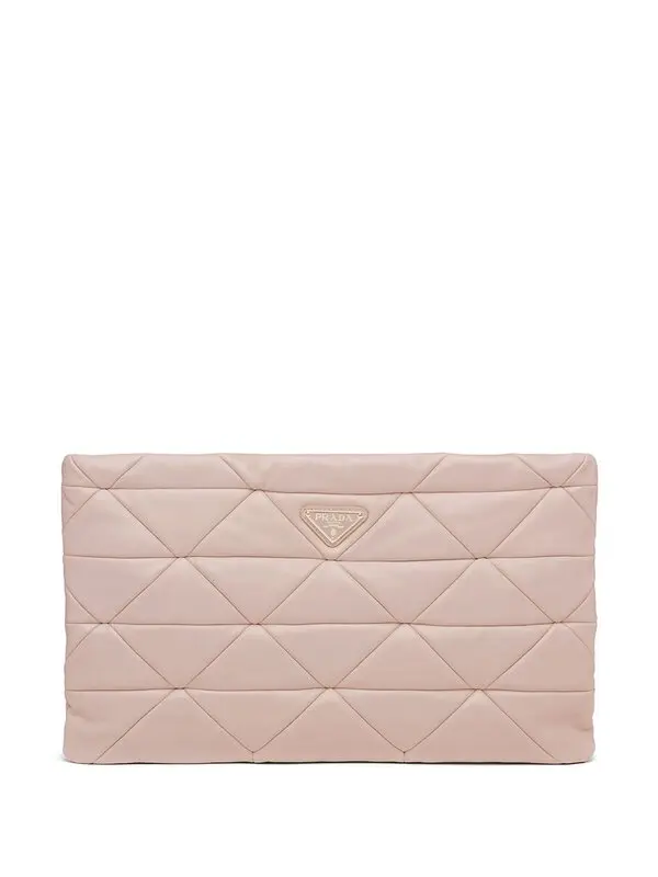 Prada System Patchwork Clutch Bag
