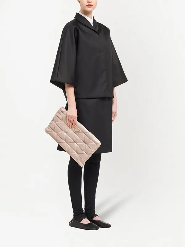 Prada System Patchwork Clutch Bag