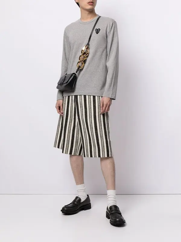 Play Comme Des Garcon Chest Logo-patch Jumper