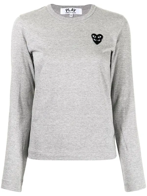 Play Comme Des Garcon Chest Logo-patch T-shirt