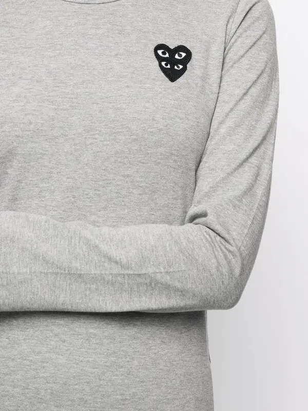 Play Comme Des Garcon Chest Logo-patch T-shirt