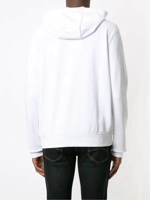 Armani Exchange Logo-embroidered Drawstring Hoodie