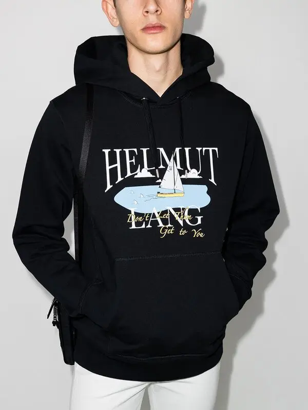 Helmut Lang Sea Print Hoodie