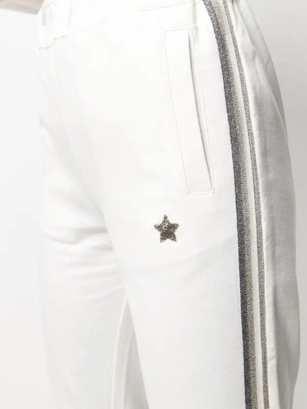 Lorena Antoniazzi Star-patch Track Pants - White
