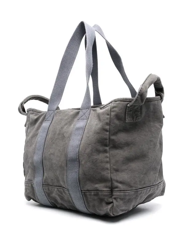 Acne studios グレー　ワックスキャンバス　トートバッグ Acne Studios Webbing Tote Bag In Grey - 40% Off | Editorialist
