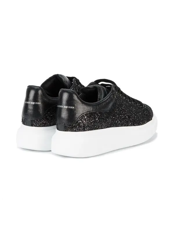 Alexander McQueen Oversized Glitter Lace-up Sneakers