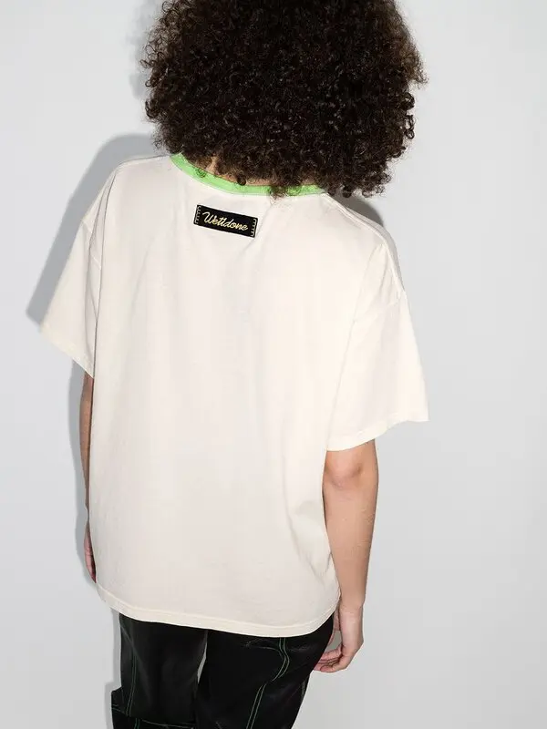 We11Done Bunny Graphic T-shirt - Neutrals