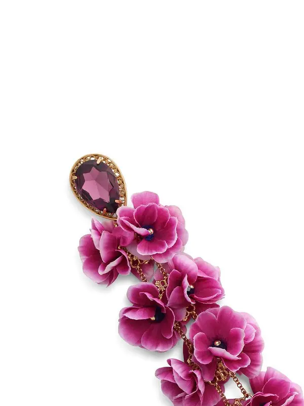 Dolce & Gabbana Floral Drop Earrings