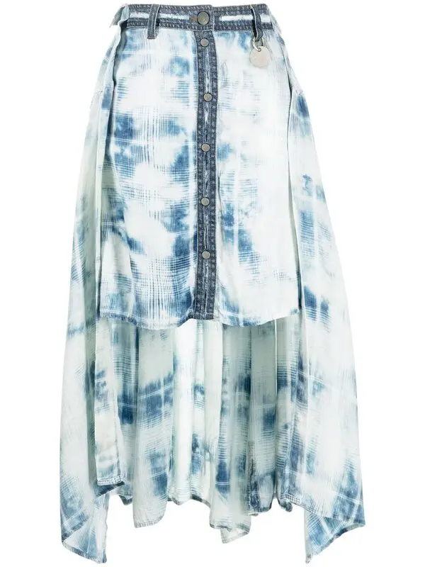 DIESEL® Tie-dye High-waisted Skirt
