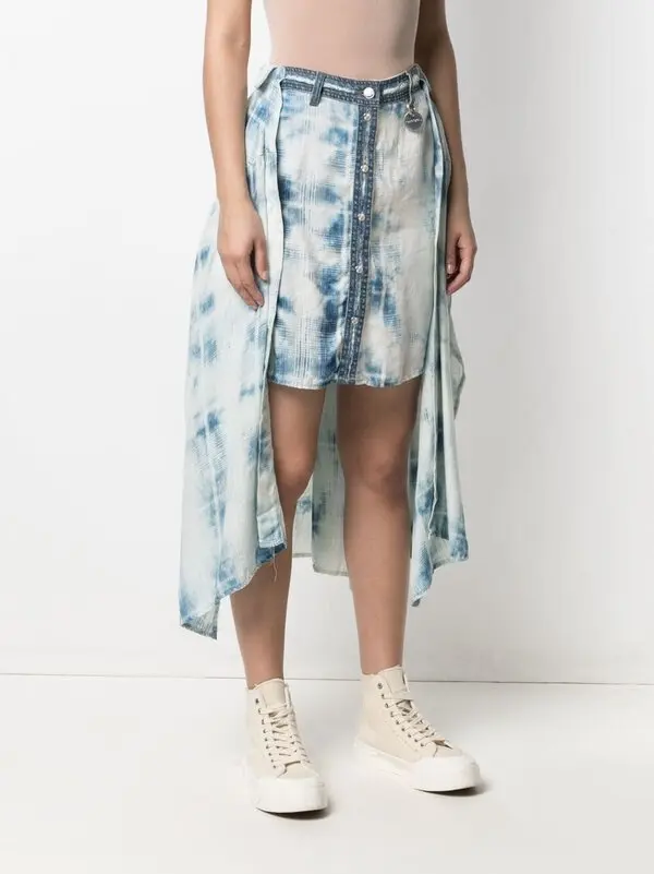 DIESEL® Tie-dye High-waisted Skirt