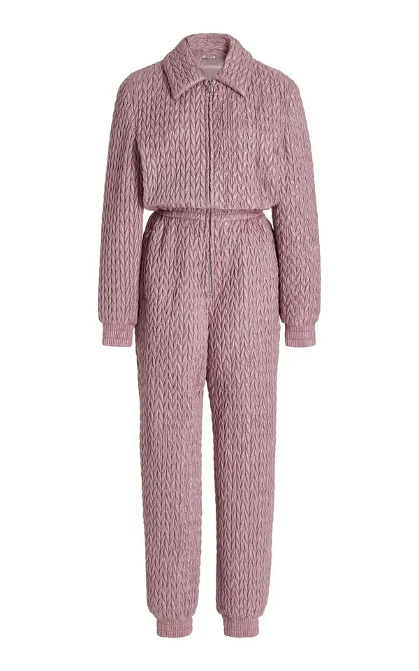 Miu Miu Quilted Shell Jumpsuit
