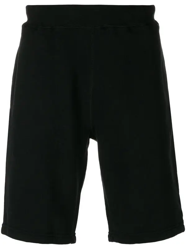 Sunspel Straight Leg Track Shorts - Black