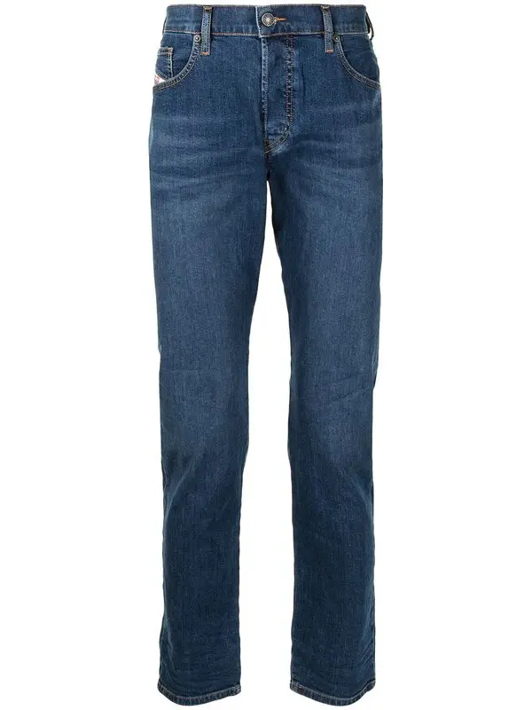 DIESEL® High-rise Straight Leg Jeans