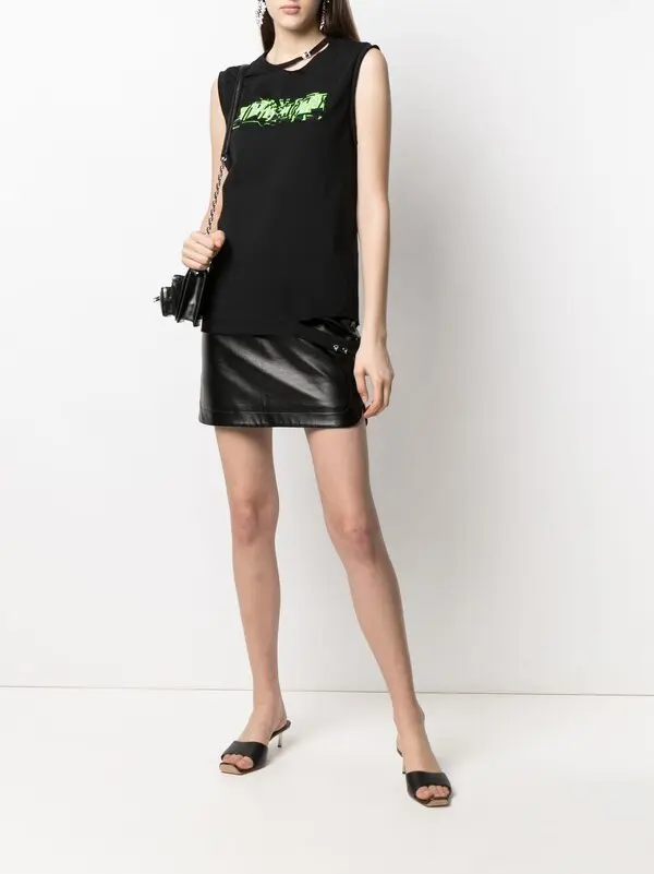 DIESEL® Embroidered Sleeveless T-shirt