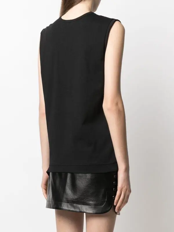 DIESEL® Embroidered Sleeveless T-shirt