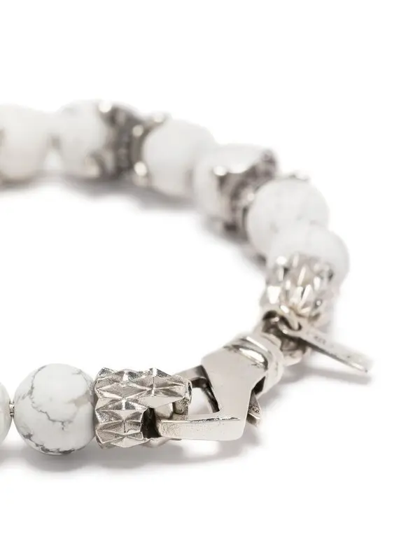 Emanuele Bicocchi Beaded Chain Bracelet - White