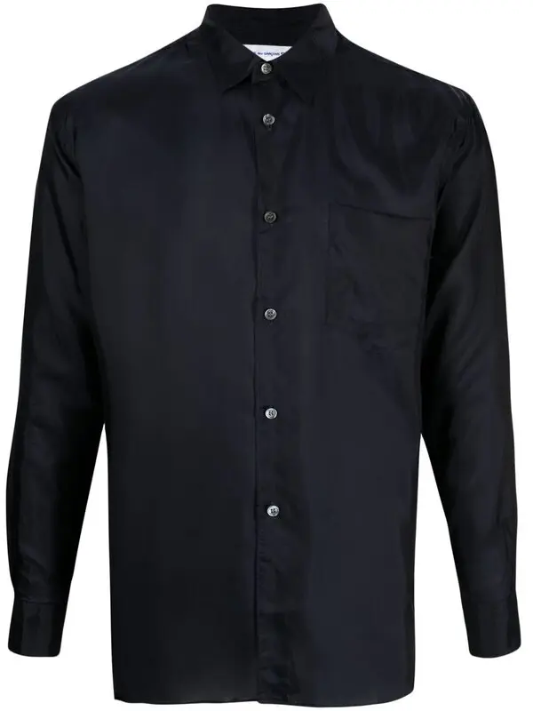 Comme Des Garçons Pointed Collar Long-sleeved Shirt