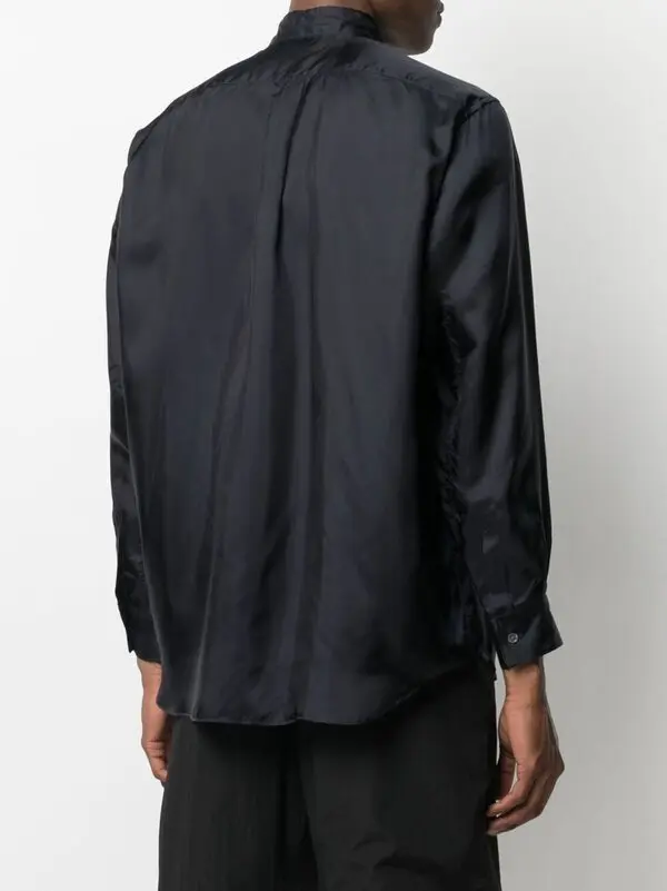 Comme Des Garçons Pointed Collar Long-sleeved Shirt