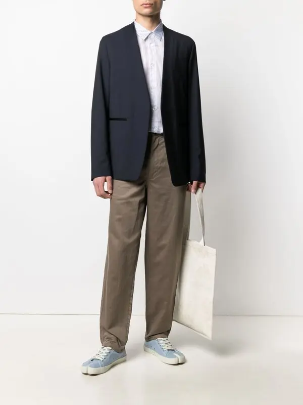 Comme Des Garçons Vertical Stripe-print Shirt
