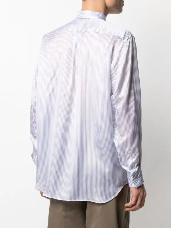 Comme Des Garçons Vertical Stripe-print Shirt
