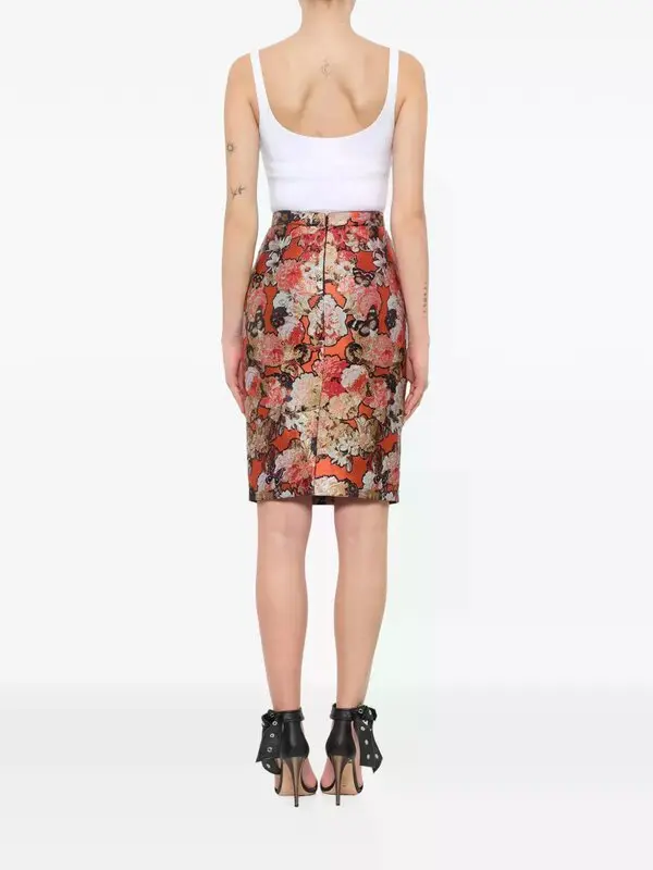Givenchy Floral Jacquard Skirt