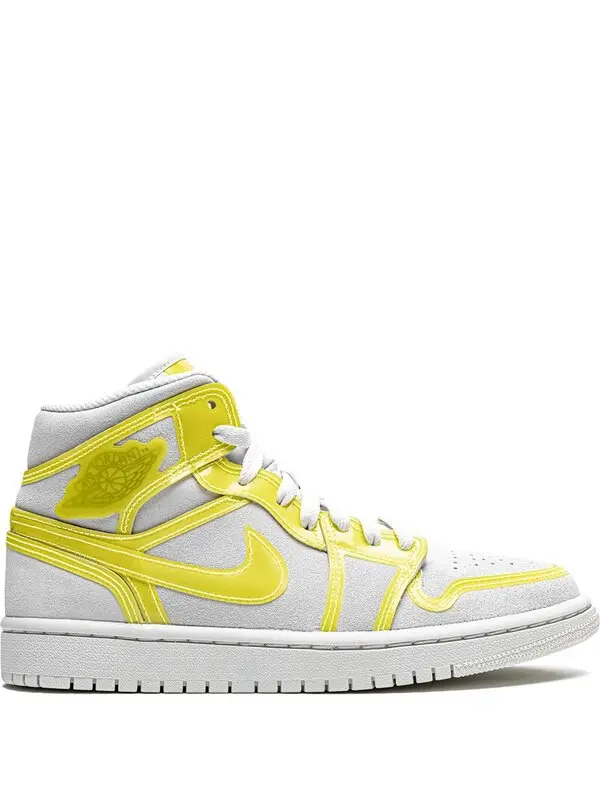 JORDAN Air 1 Mid Lx Opti Yellow Sneakers - White