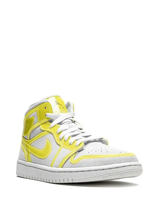 JORDAN Air 1 Mid Lx Opti Yellow Sneakers - White