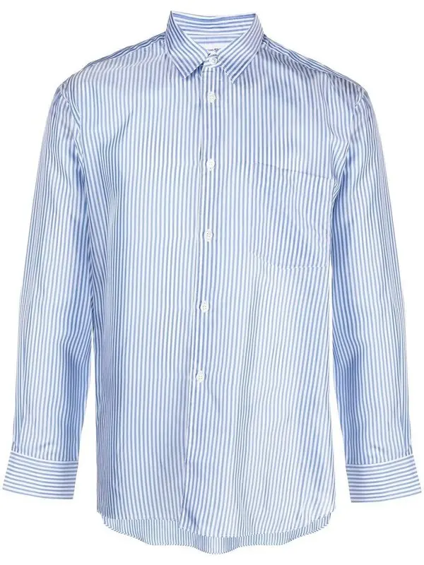 Comme Des Garçons Vertical Stripe-print Shirt