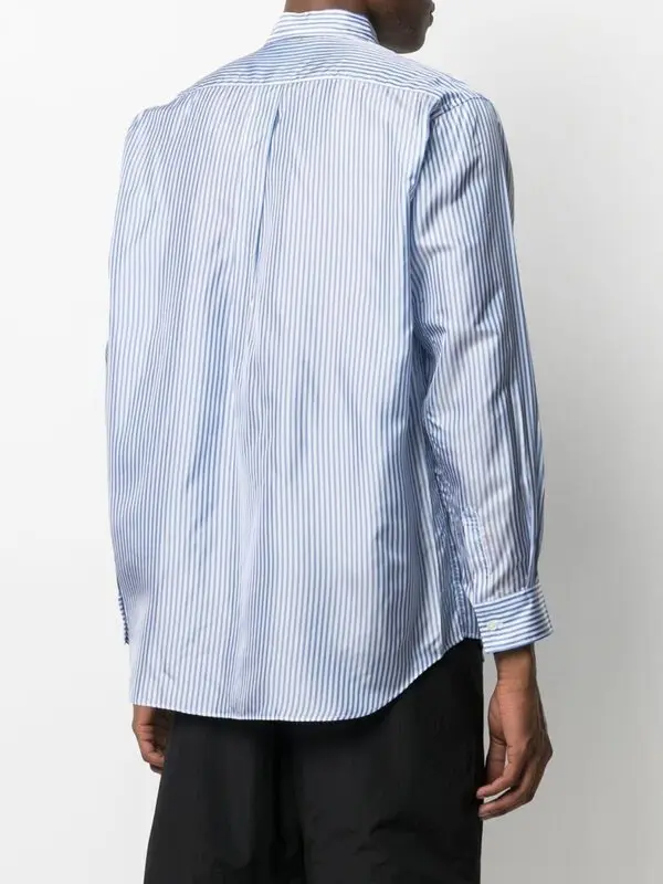 Comme Des Garçons Vertical Stripe-print Shirt