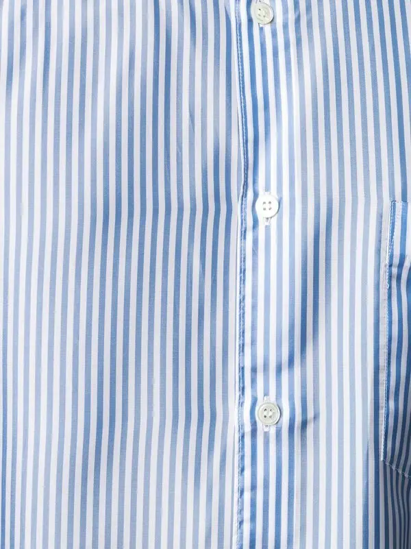 Comme Des Garçons Vertical Stripe-print Shirt