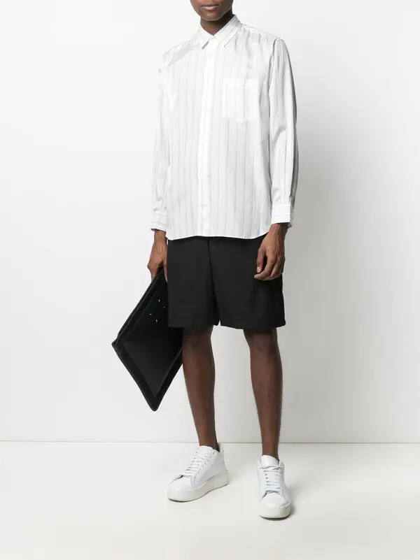 Comme Des Garçons Vertical Stripe-print Shirt