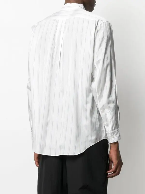 Comme Des Garçons Vertical Stripe-print Shirt