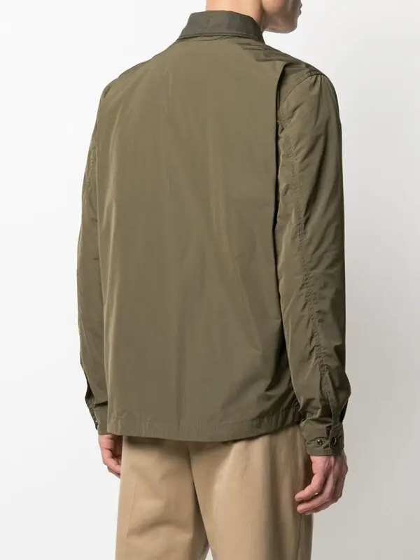 Woolrich Lightweight Cotton Shirt Jacket - Green