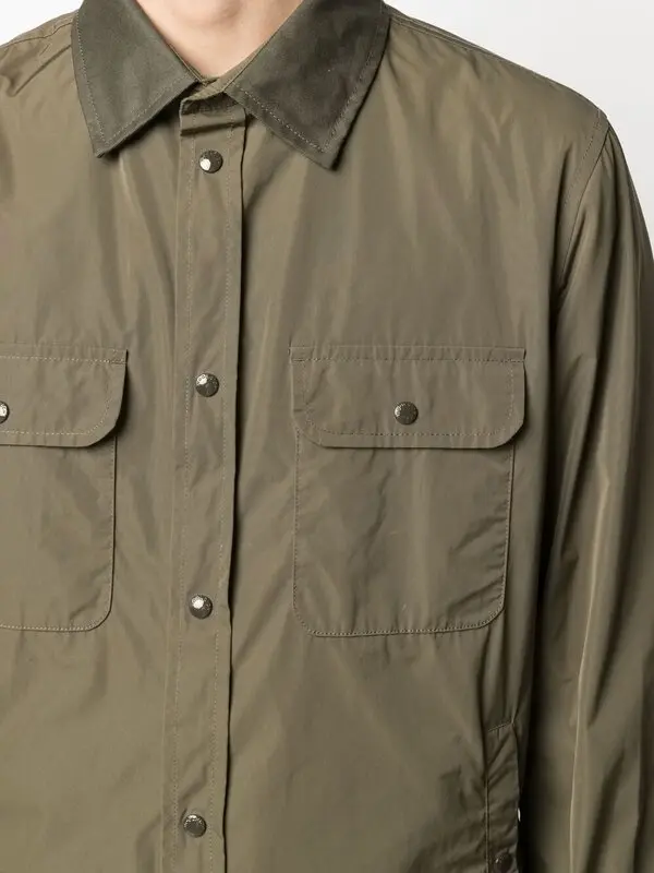 Woolrich Lightweight Cotton Shirt Jacket - Green