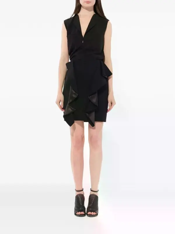 Givenchy Draped Panel Pencil Mini Skirt