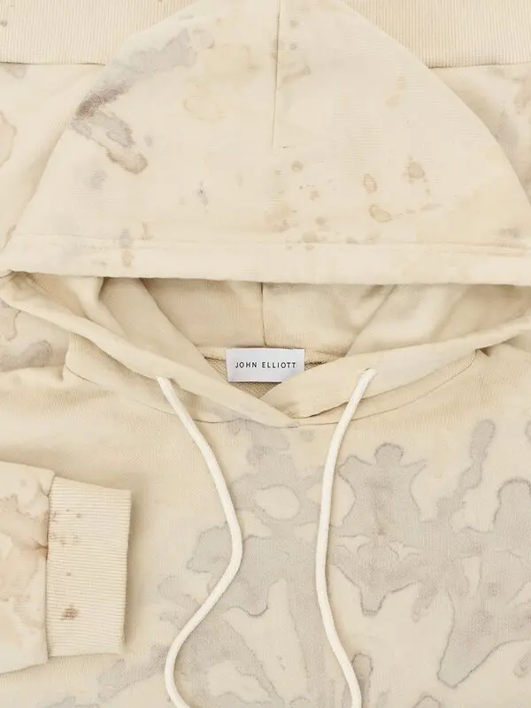 John Elliott Rib-trimmed Cotton Hoodie