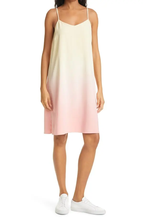 dip dye silk dress East Izzy Dip Dye Dress Multi