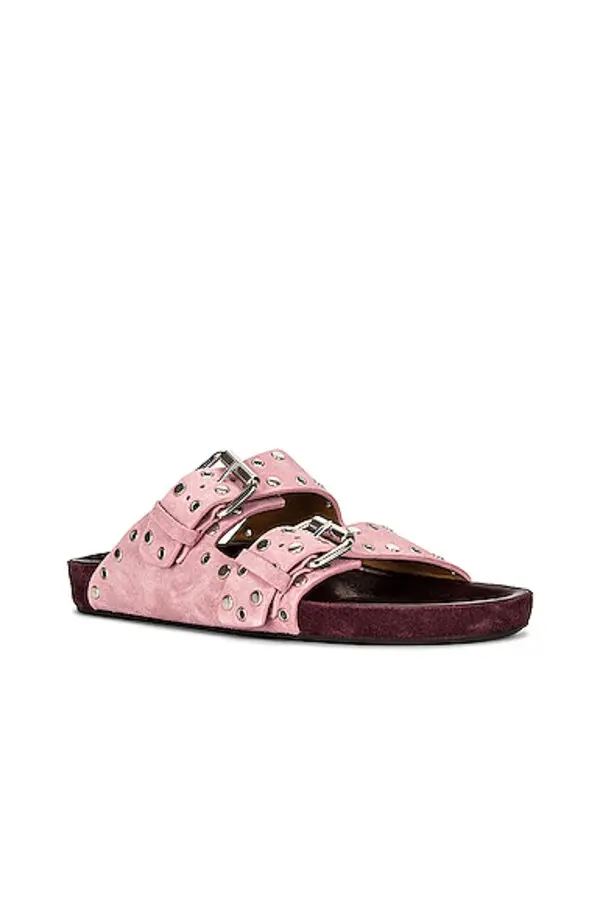 Isabel Marant Lennyo Sandal In Pink