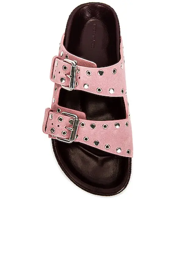 Isabel Marant Lennyo Sandal In Pink