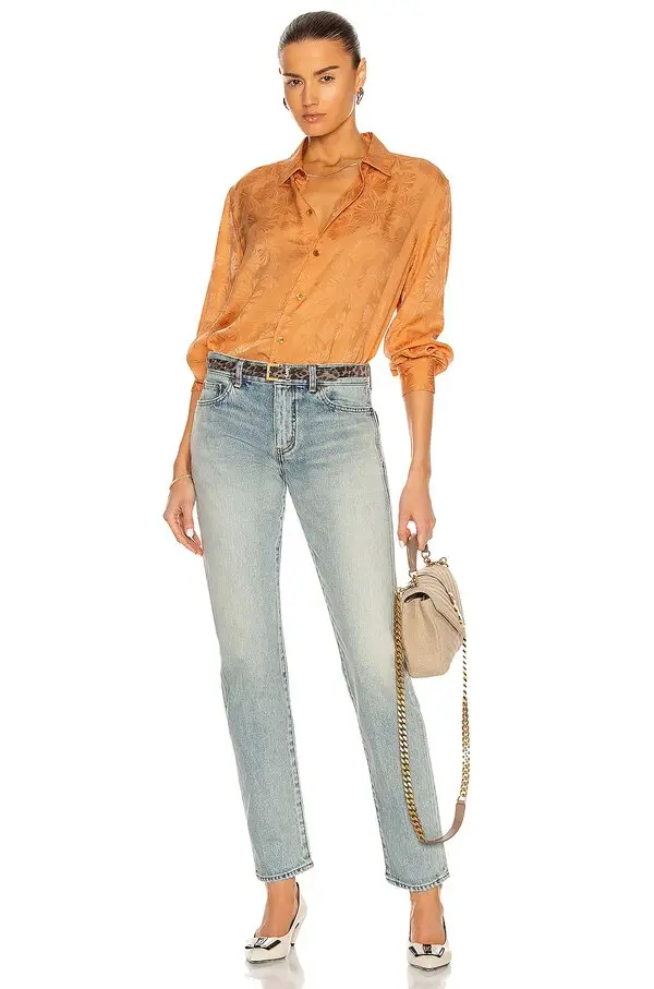 Saint Laurent Western Blouse