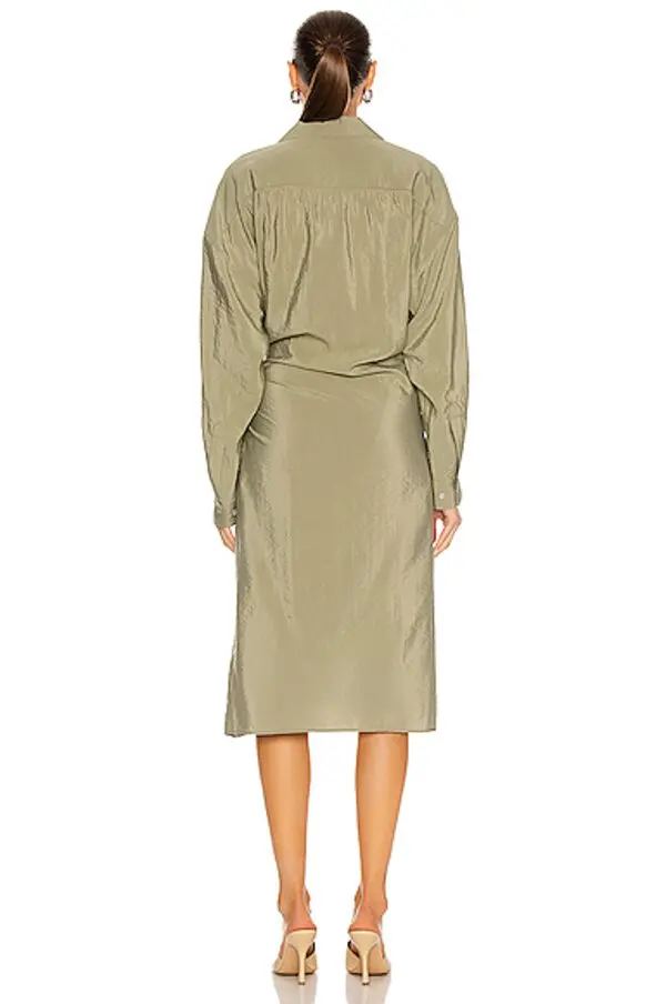 Lemaire Twisted Dress In Sage - 30% Off | Editorialist