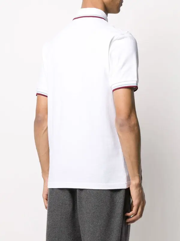 Fred Perry Logo Polo Shirt - White