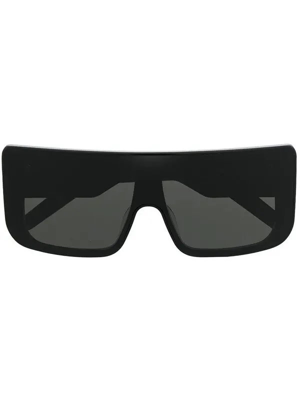 Rick Owens Oversized Square Frame Sunglasses - Black
