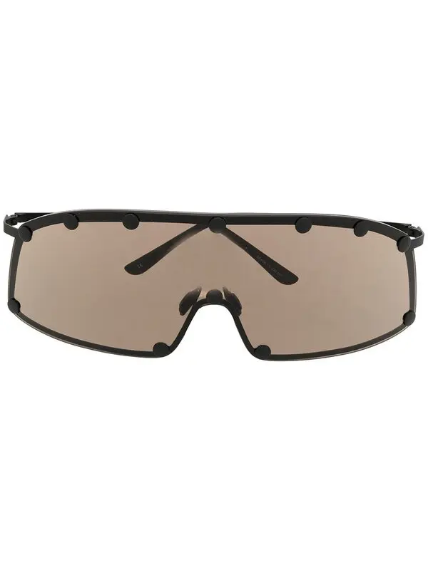 Rick Owens Performa Shielding Sunglasses - Black