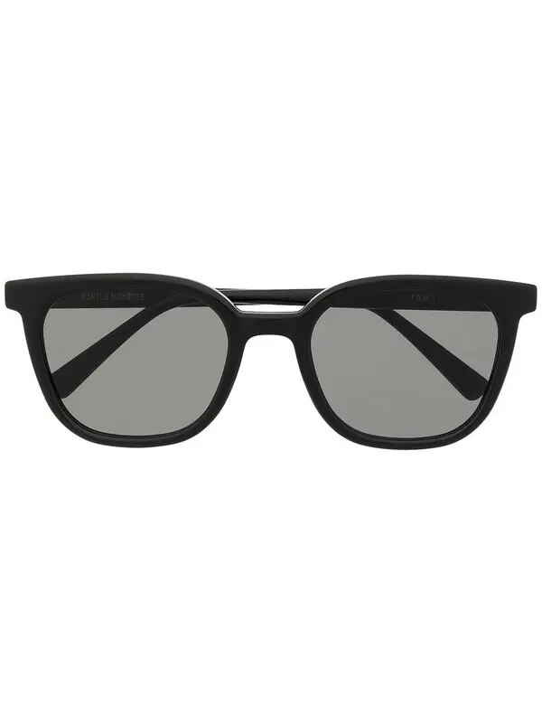 GENTLE MONSTER TOMY サングラス Gentle Monster Tomy 01 Square-Frame Sunglasses - Black | Editorialist