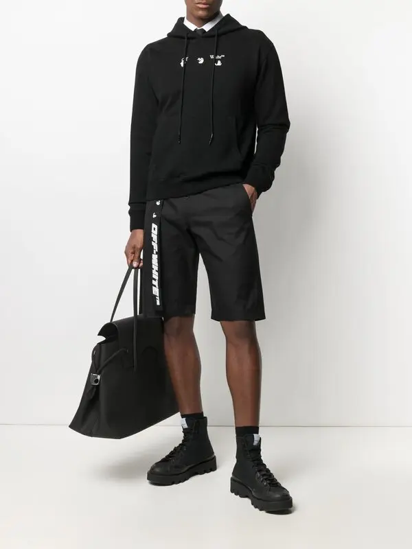 Off-White Knee-length Chino Shorts