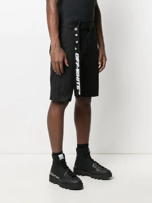 Off-White Knee-length Chino Shorts