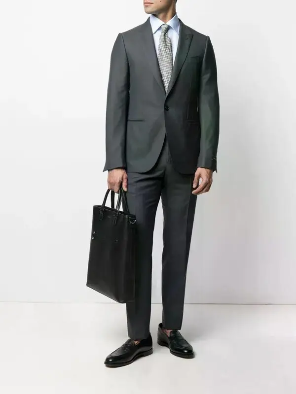 Canali Long-sleeved Cotton Shirt